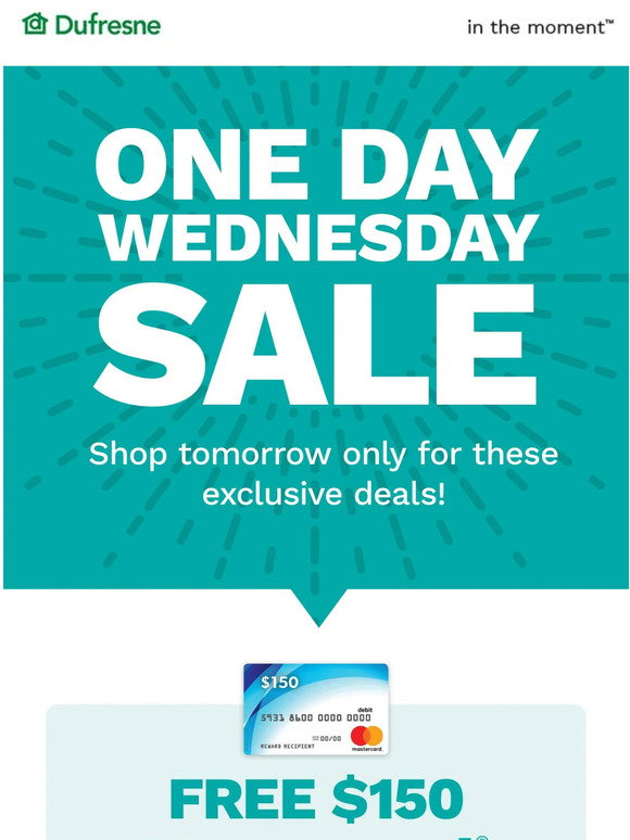 Dufresne Furniture One Day Only Deals Inside Milled