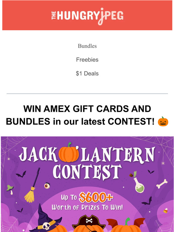 The Hungry JPEG: Pumpkin Carving Design Contest! + FREEBIES! 🎃 | Milled