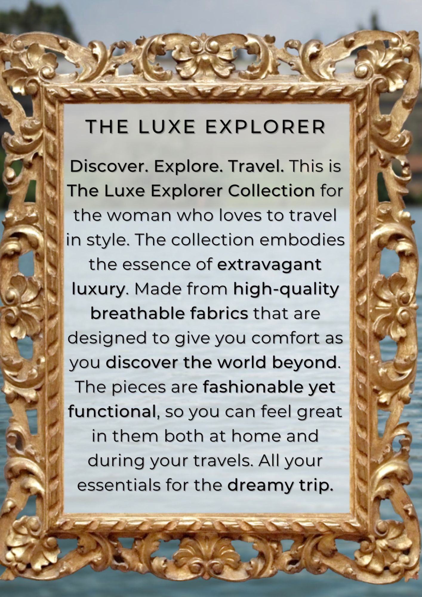 Shop New Level: PREVIEW OF THE LUXE EXPLORER COLLECTION | Milled