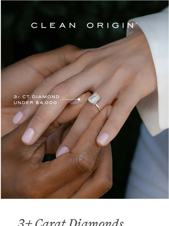 Clean Origin: 3+ carat diamonds inside | Milled