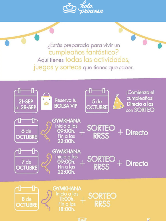 Hola Princesa: Descubre todos los detalles de nuestro CUMPLEAÑOS 🎂🎉 Es ...