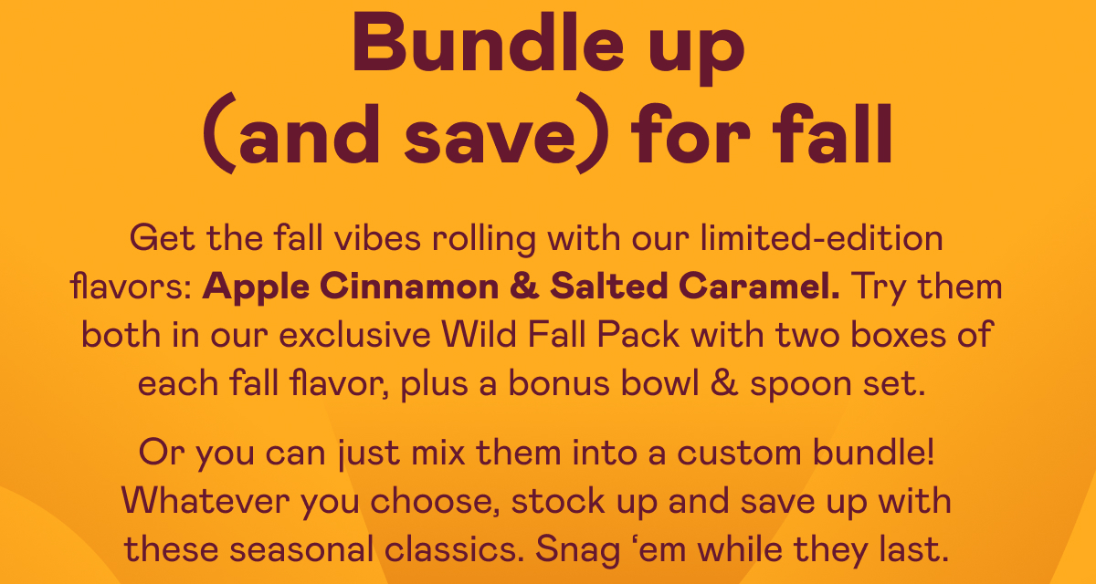 Magic Spoon: Limited-edition fall bundles are here! | Milled