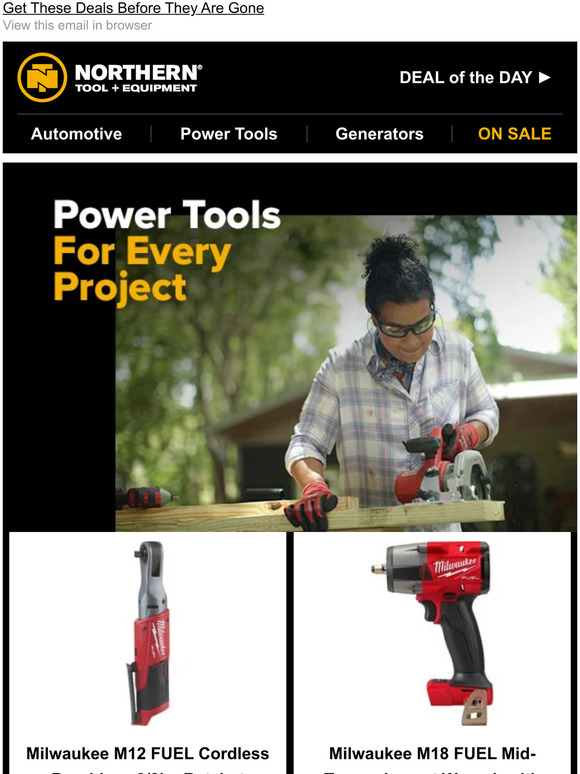 Northern Tool: Power Tools For Every Project🔨 | Milled