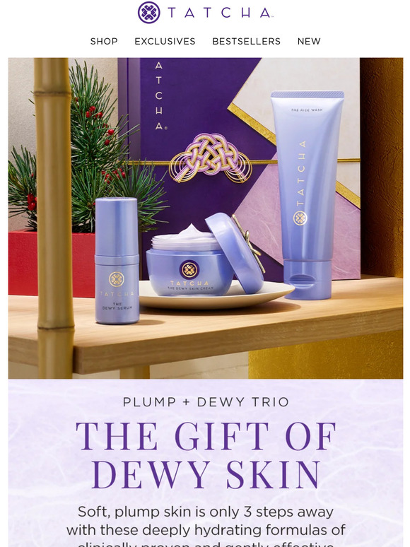 Tatcha: Gift dewy skin 💦 at a special value | Milled