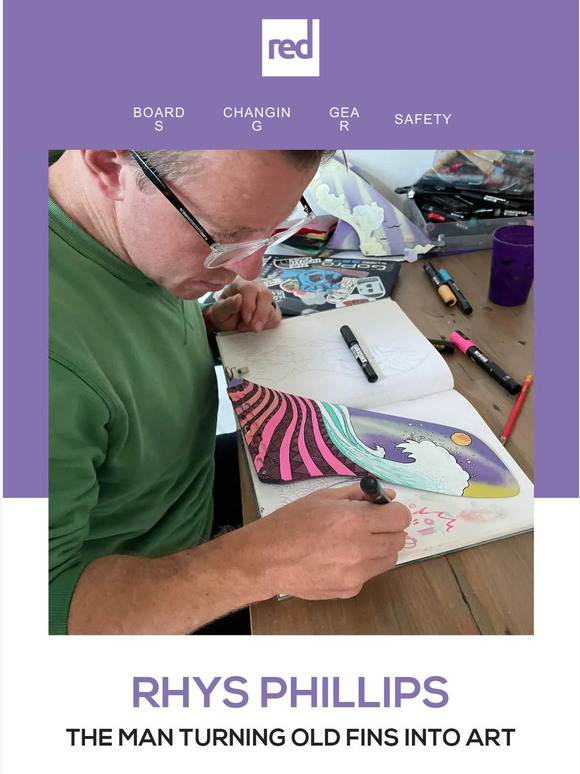 Red Paddle: Turning Old Fins into Art | Milled