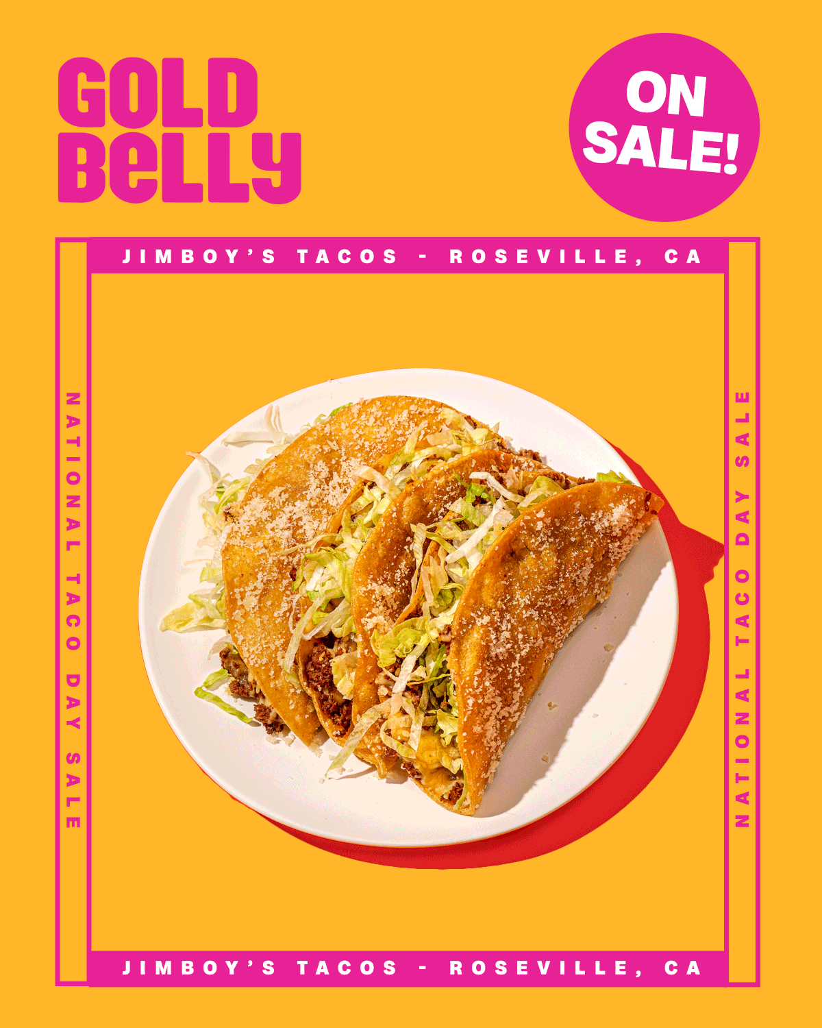Goldbelly: 🌮Taco BOGO! Jimboy’s Famous Tacos ON SALE🌮 | Milled