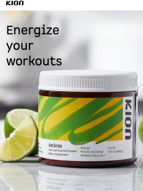 Kion: Fuel your workouts with pure essential amino acids 💪 | Milled