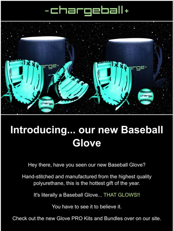 Chargeball: New Product Drop: Baseball Glove ⚾⚡ | Milled