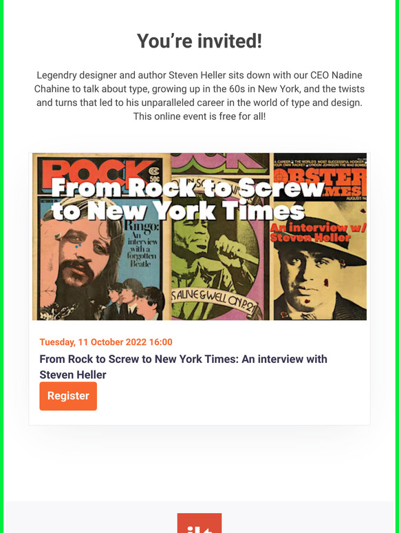 Rather Difficult Font Game: You’re invited to an interview with Steven ...