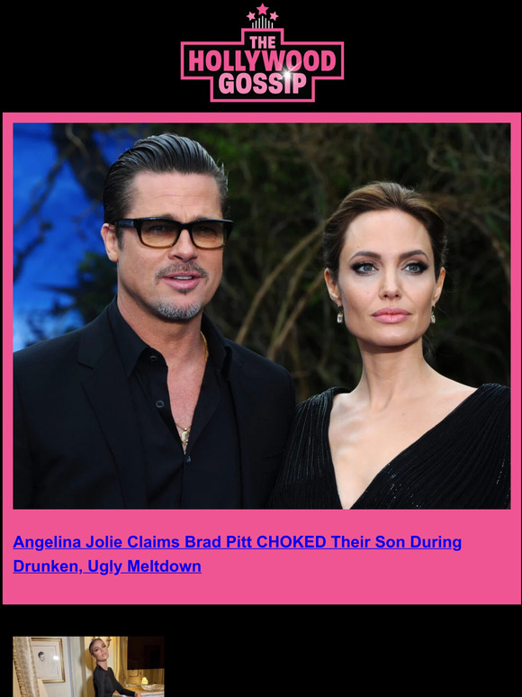 The Hollywood Gossip: Brad Pitt Accused of CHOKING One of His Kids | Milled