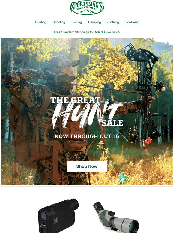 Sportsman's Warehouse: The Great Hunt Sale Is Still Going! | Milled