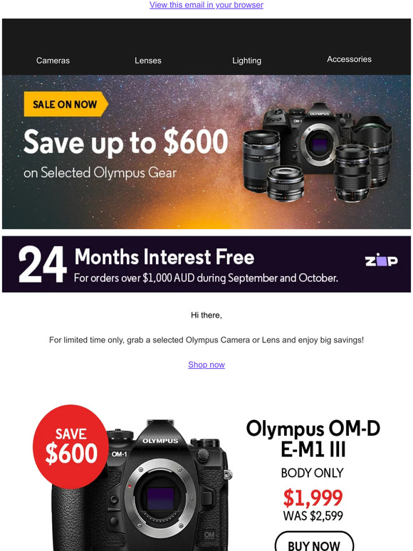 CameraPro: Check Out The Olympus Super Savings 🔥 | Milled