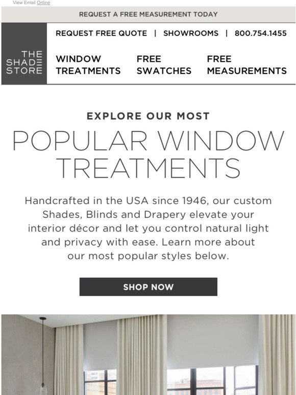 The Shade Store: Explore Our Most Popular Window Treatments | Milled