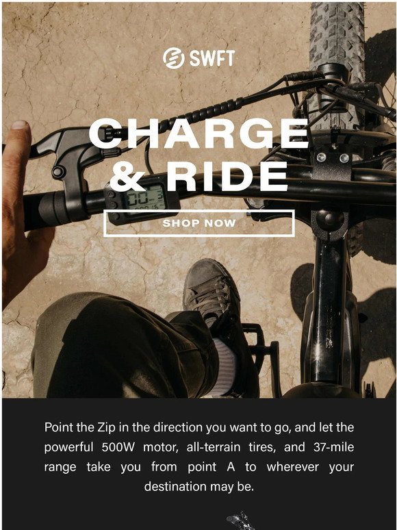 SWFT: Did You Know The Zip E-Bike Has A 37 Mile Range On A Single ...