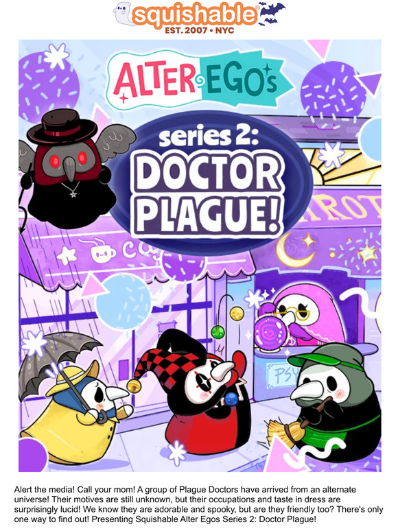 Squishable: It's time: Presenting Alter Egos Series 2! | Milled