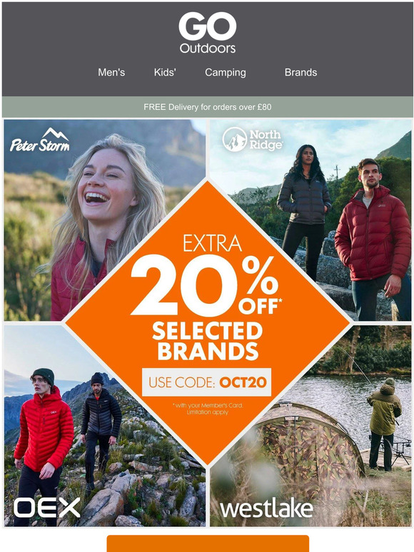 Go Outdoors: Save more on great brands for Autumn! | Milled