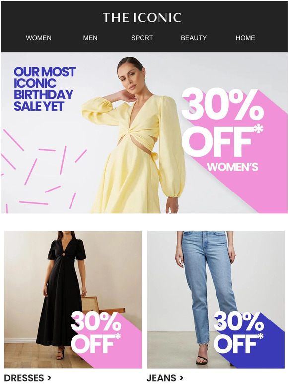 The Iconic: Are your faves on SALE? 👀 Don't miss 30% OFF our most ...