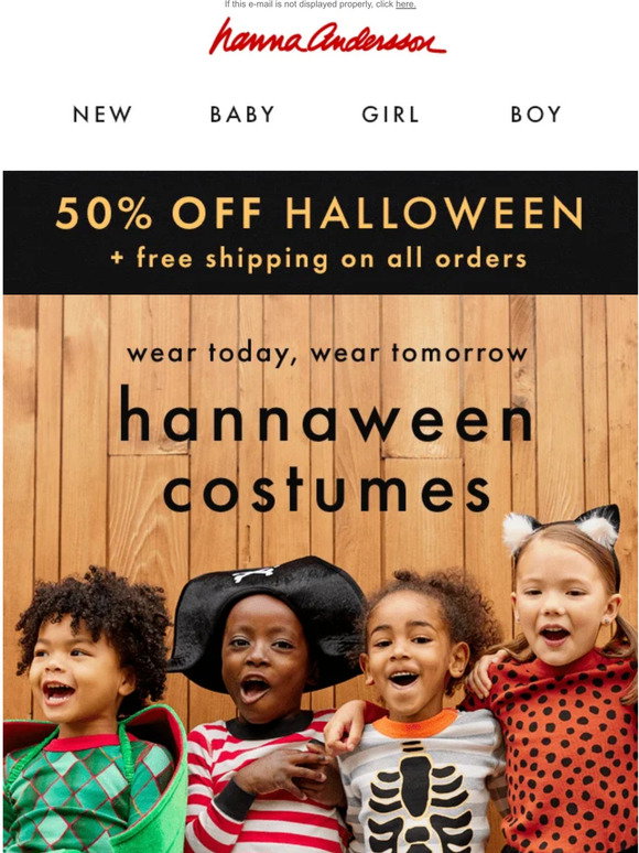 Hanna Andersson: 🧡🖤50% off Costumes For Now & Later | Milled