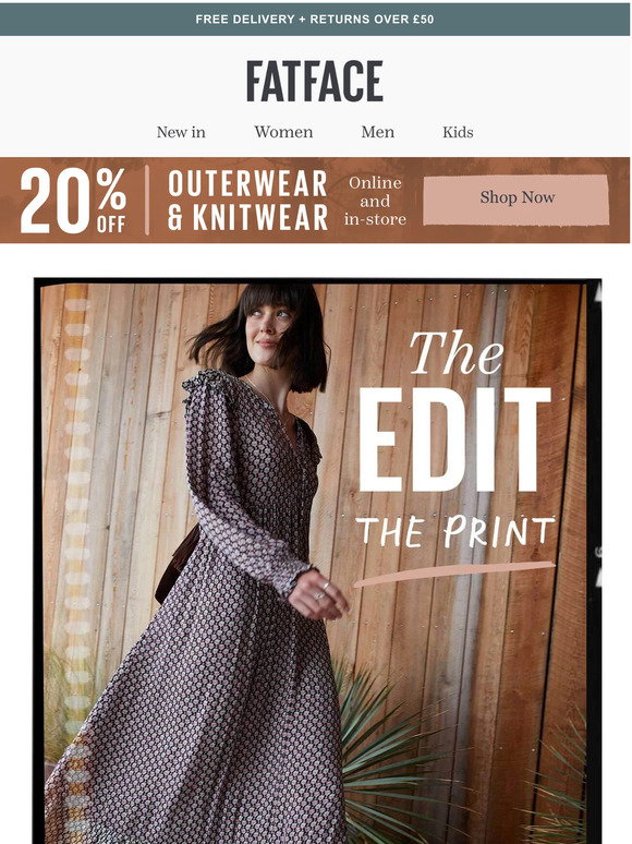 Fat Face: Say Hello To Our New Print... | Milled