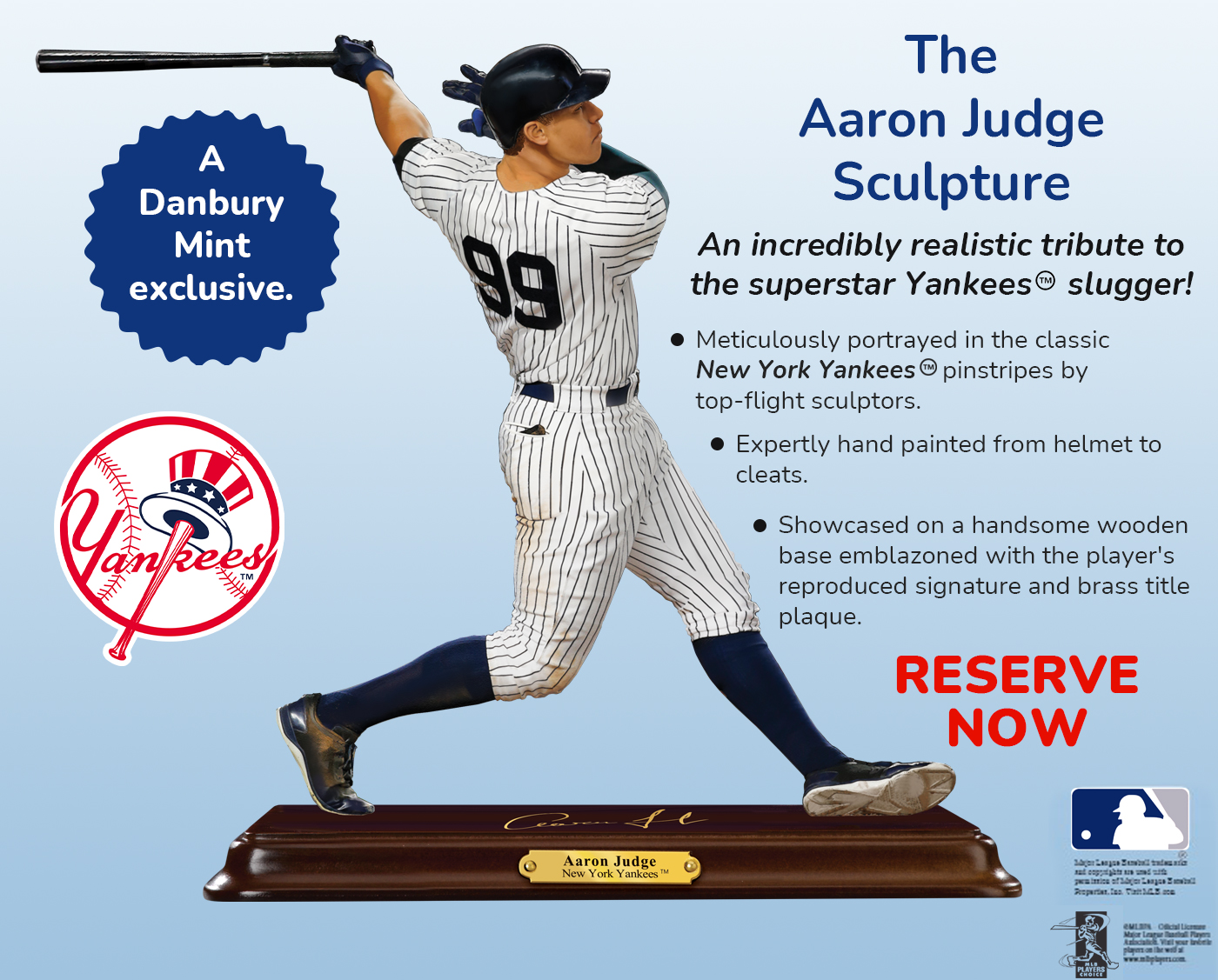 Danbury Mint: All Rise for Aaron Judge! | Milled