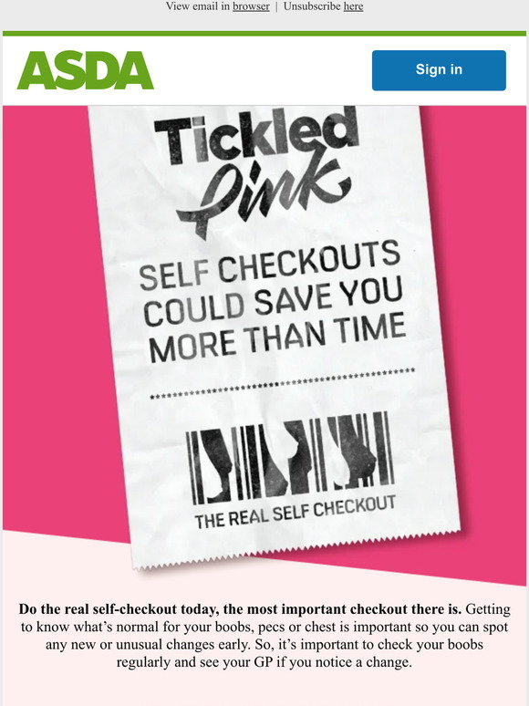 Asda George: The most important check out is a self check out | Milled