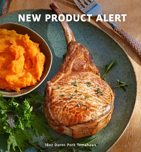 Allen Brothers: New Heritage Pork! Our Impressive Tomahawk Rib Chop ...