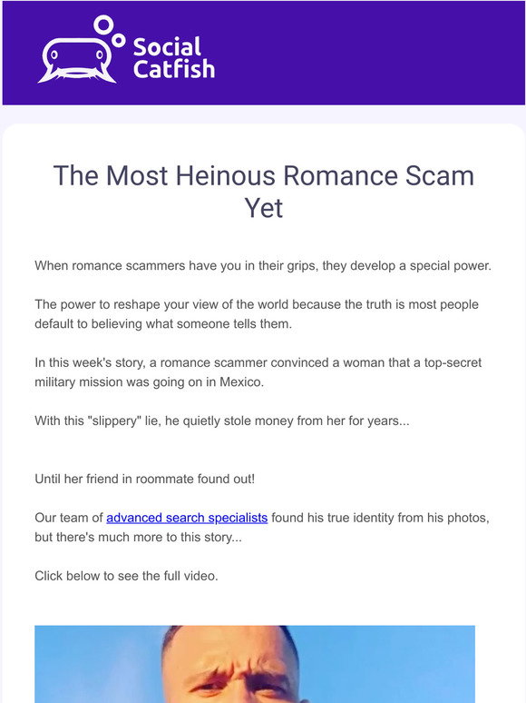 Social Catfish: Romance Scammer's Dastardly Super Power | Milled