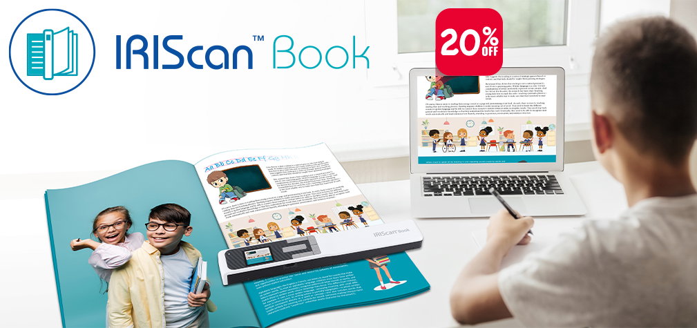 IRIS: With IRIScan Book 5, scanning your documents becomes child's play ...