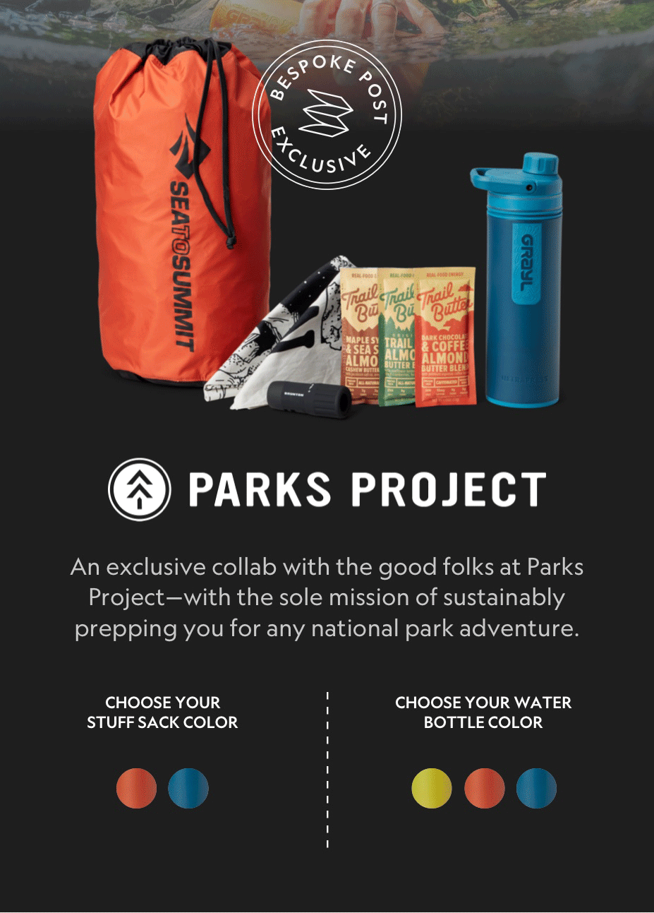 Bespoke Post: Our Parks Project Team-Up Is Finally Here | Milled