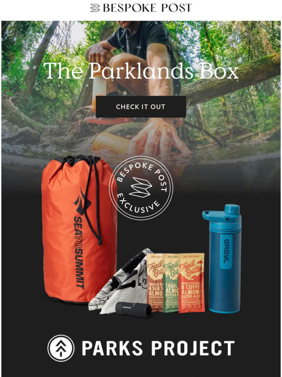 Bespoke Post: Our Parks Project Team-Up Is Finally Here | Milled