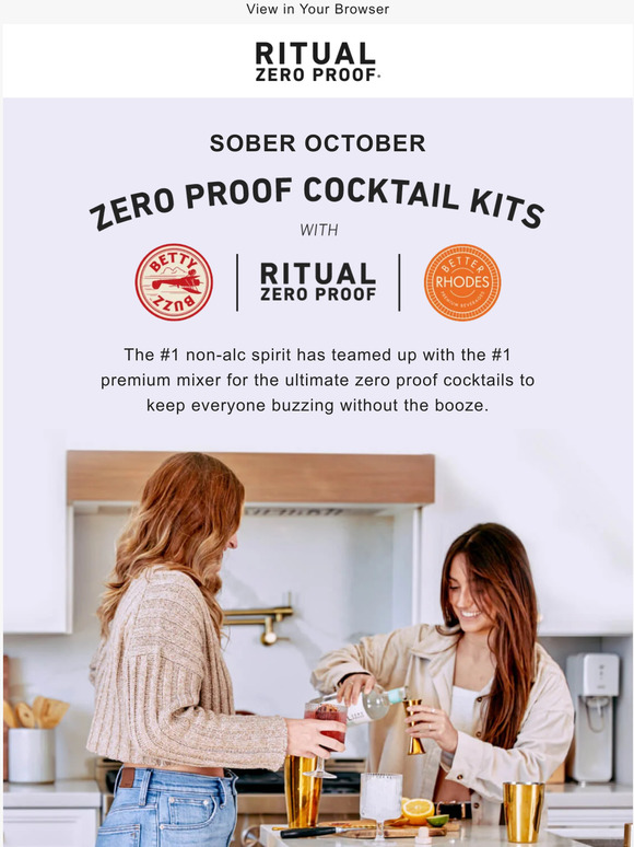 Ritual Zero Proof (US): Zero Proof Cocktail Kits are Here! | Milled