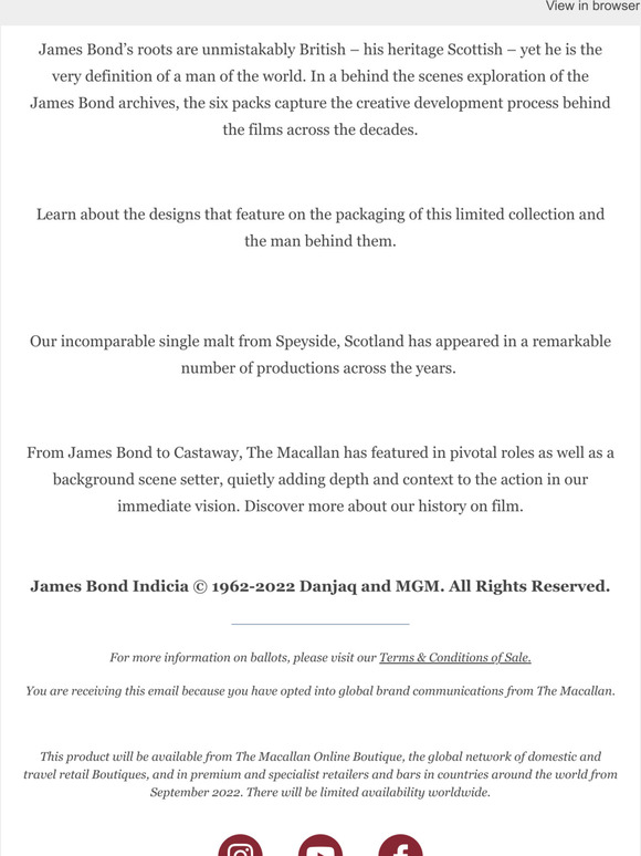 Macallan: The Macallan and 007: Behind the Collection | Milled