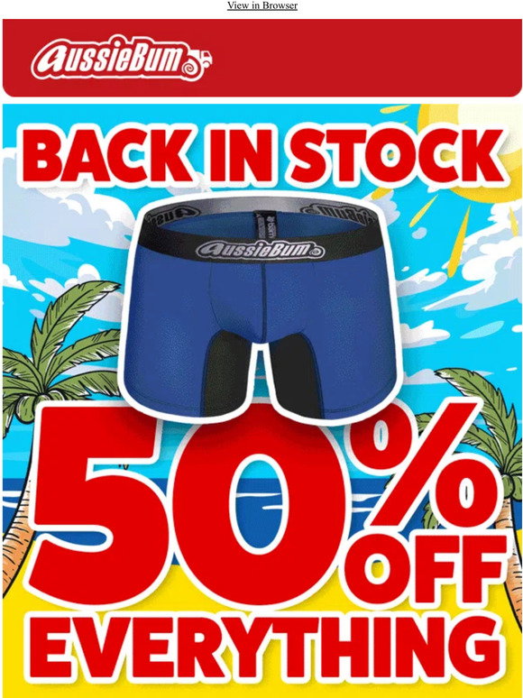 AussieBum: Restocked: 50% Off Everything + 2.0 Next Gen Advanced ...