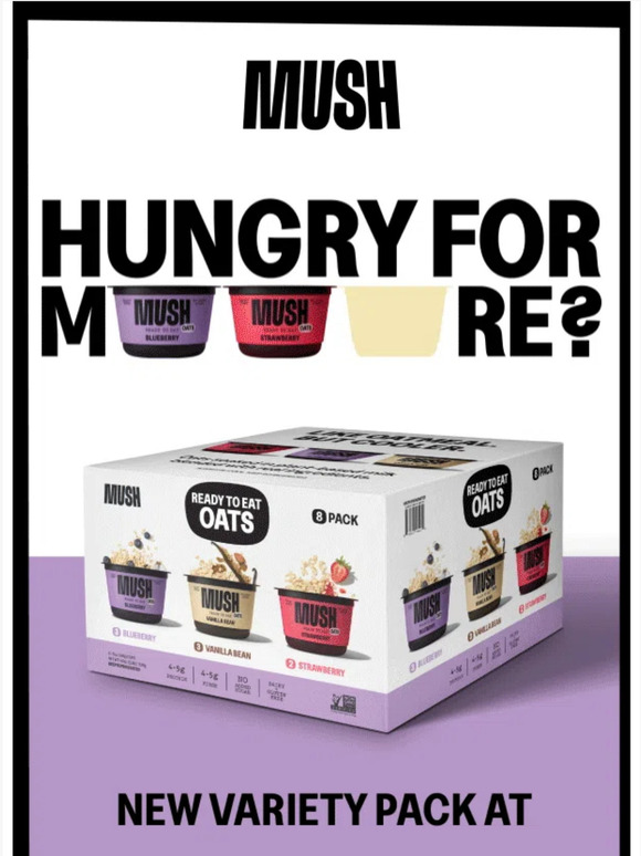 MUSH: Costco. Variety. Pack. | Milled