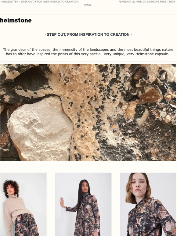 Heimstone: STEP OUT, FROM INSPIRATION TO CREATION. | Milled