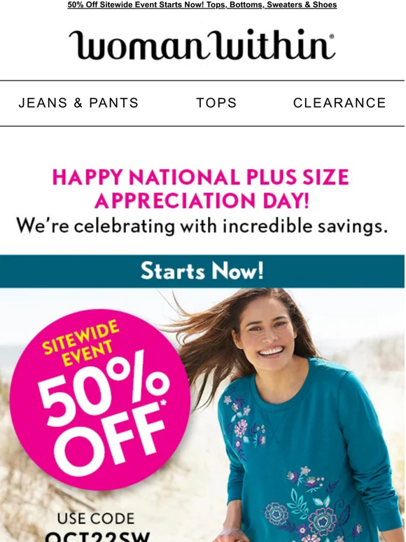 Woman Within: 💃🏽 Join the Celebration! It's National Plus Size ...