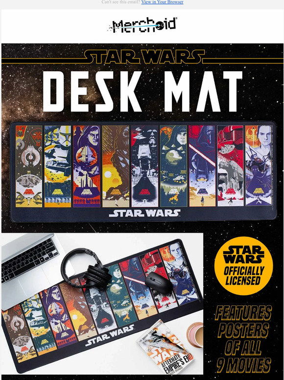 Merchoid: Star Wars Desk Mat | Milled