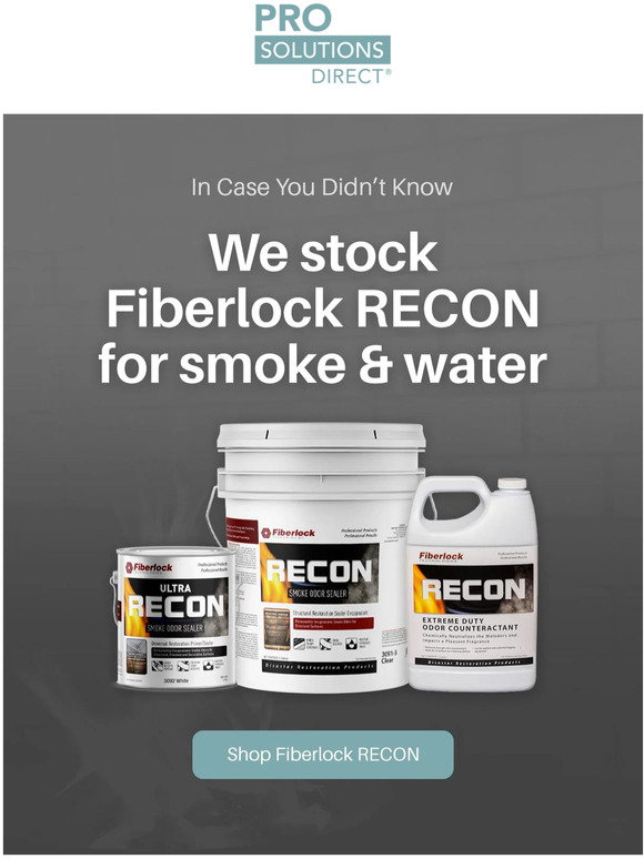 Pro Solutions: Fiberlock Smoke & Water Damage | Milled