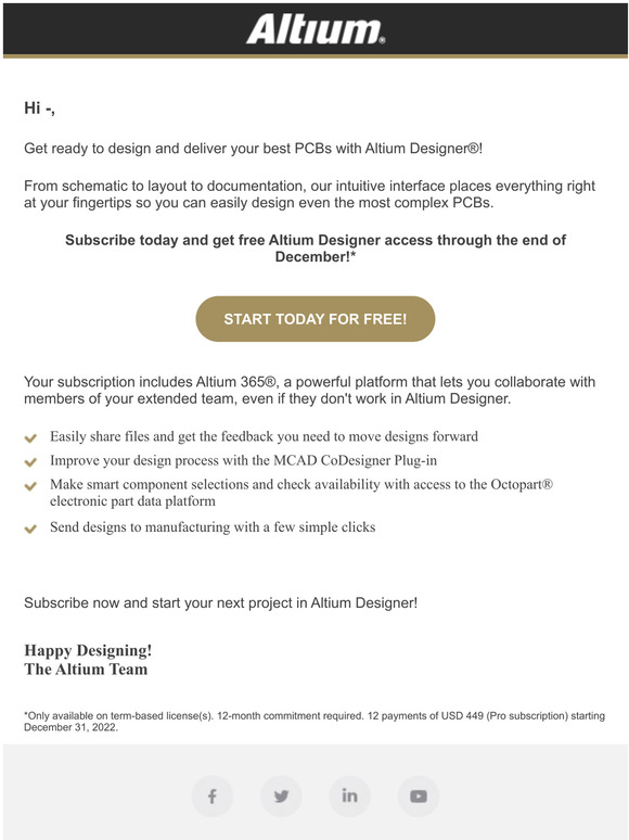 Altium: Altium Designer for Free Until 2023! | Milled