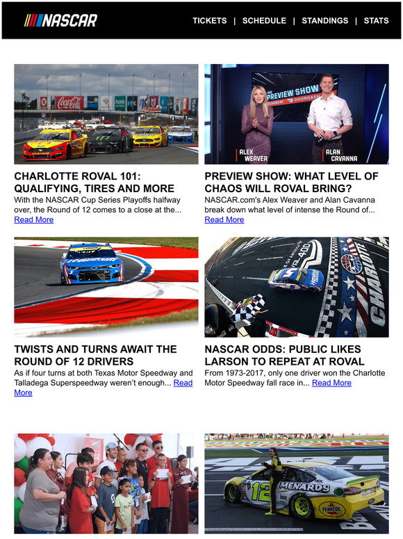 NASCAR: Charlotte Roval Preview: Road Course Chaos, Playoff ...
