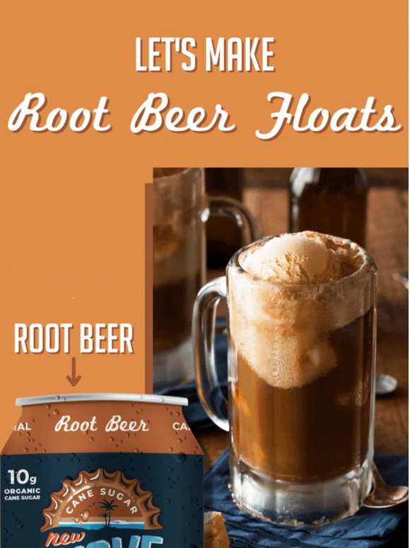 Wave Soda: 2 Ingredient Healthy Root Beer Float 🤤 | Milled