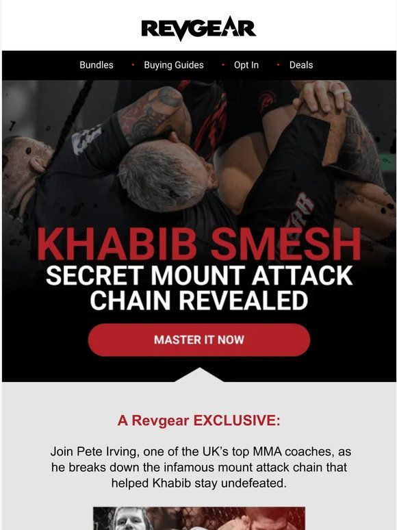 Revgear: How Khabib got the tap EVERY time… | Milled
