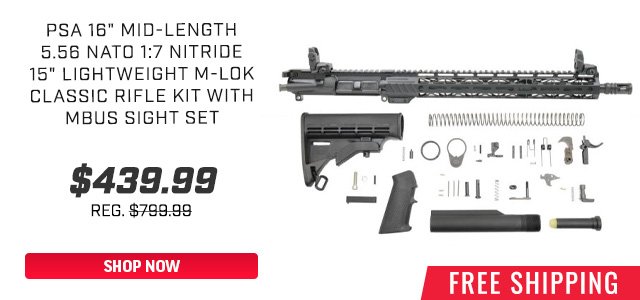 Palmetto State Armory: PSA GF3 Nutmeg Underfolder Rifle & Dagger RMR ...