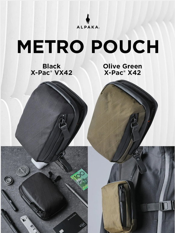 ALPAKA: [NEW] Metro Pouch in X-Pac® ⛵️ | Milled