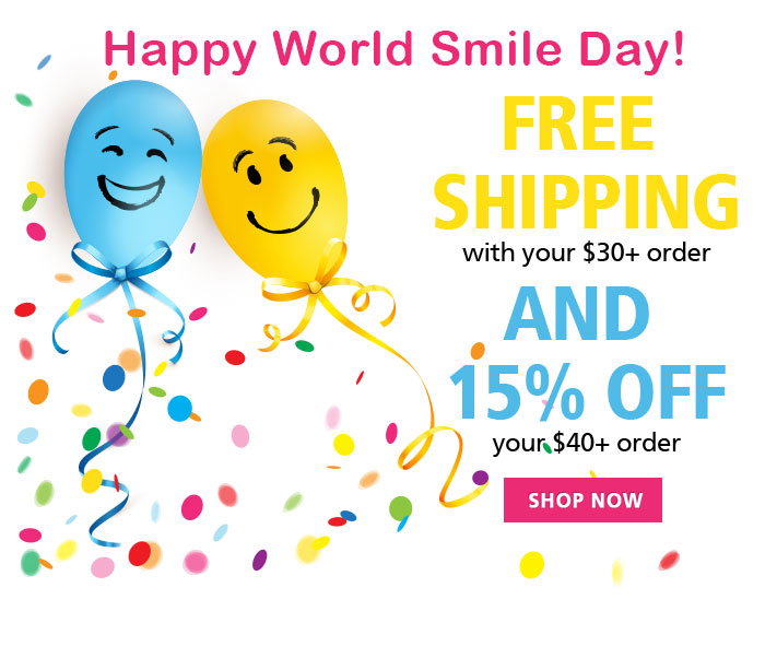 Colorful Images: Happy World Smile Day! Celebrate with a special double ...