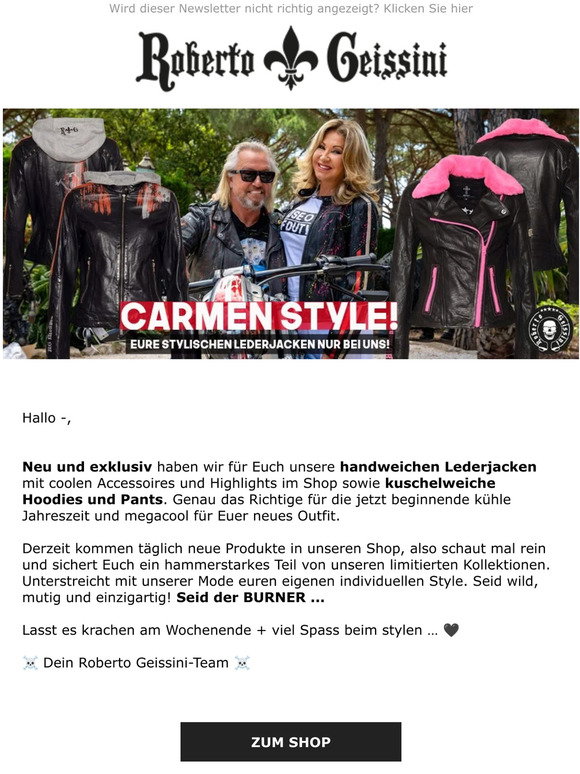 Roberto Geissini: CARMEN STYLE! | Milled