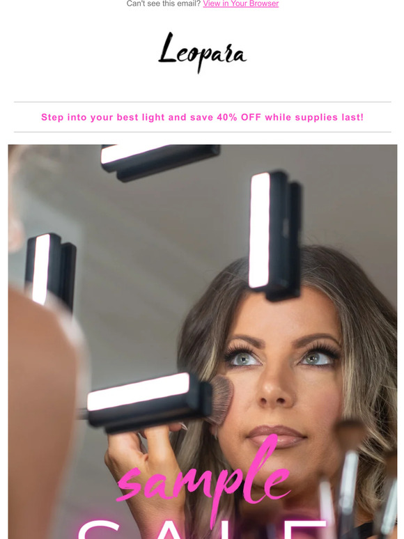 The Leopara Group: Our Fall Sample Sale is live! | Milled