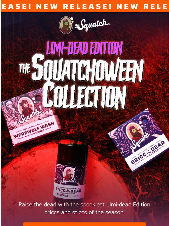 Dr. Squatch: NEW: Werewolf Wash + Sticc of the Dead | Milled