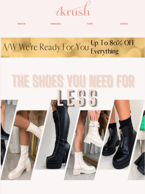 ikrush: Put Your Best Shoe Forward This Season For Less 💸😍 | Milled