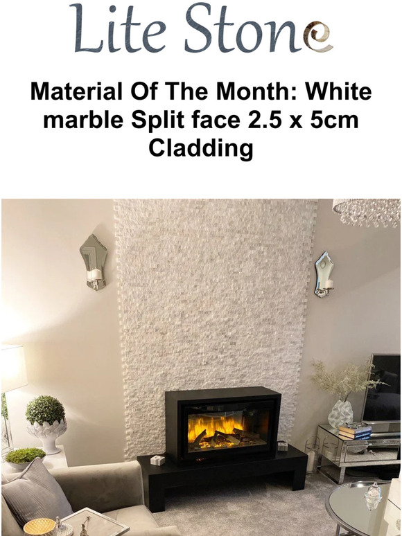 Lite Stone: Material Of The Month: White marble Split Face Cladding ...